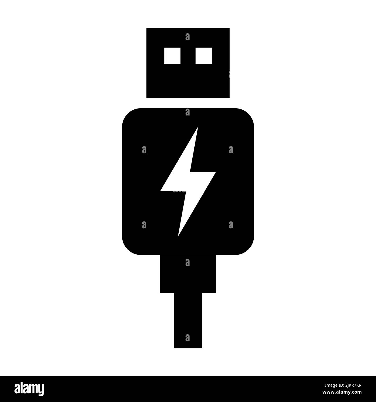 USB plug cable icon technology, connect device sign, electronic ...