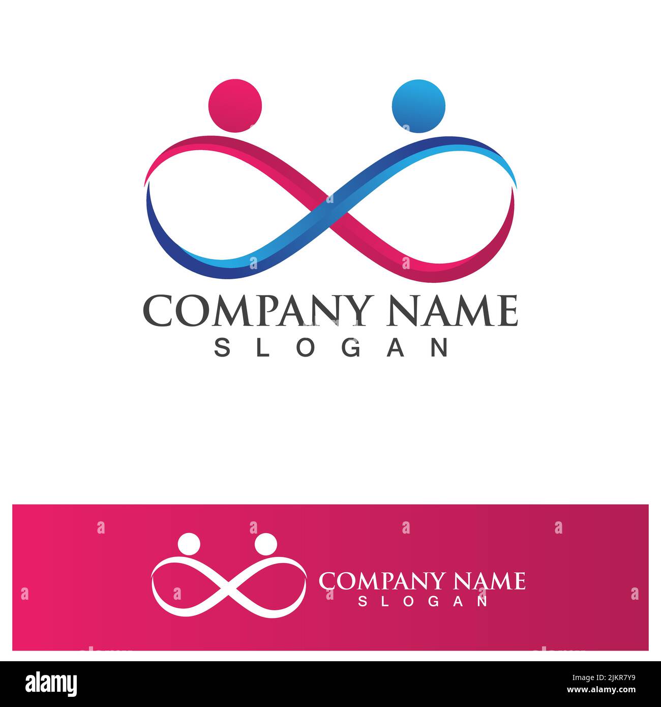 Infinity people family care logo Design Vector Stock Vector Image & Art ...