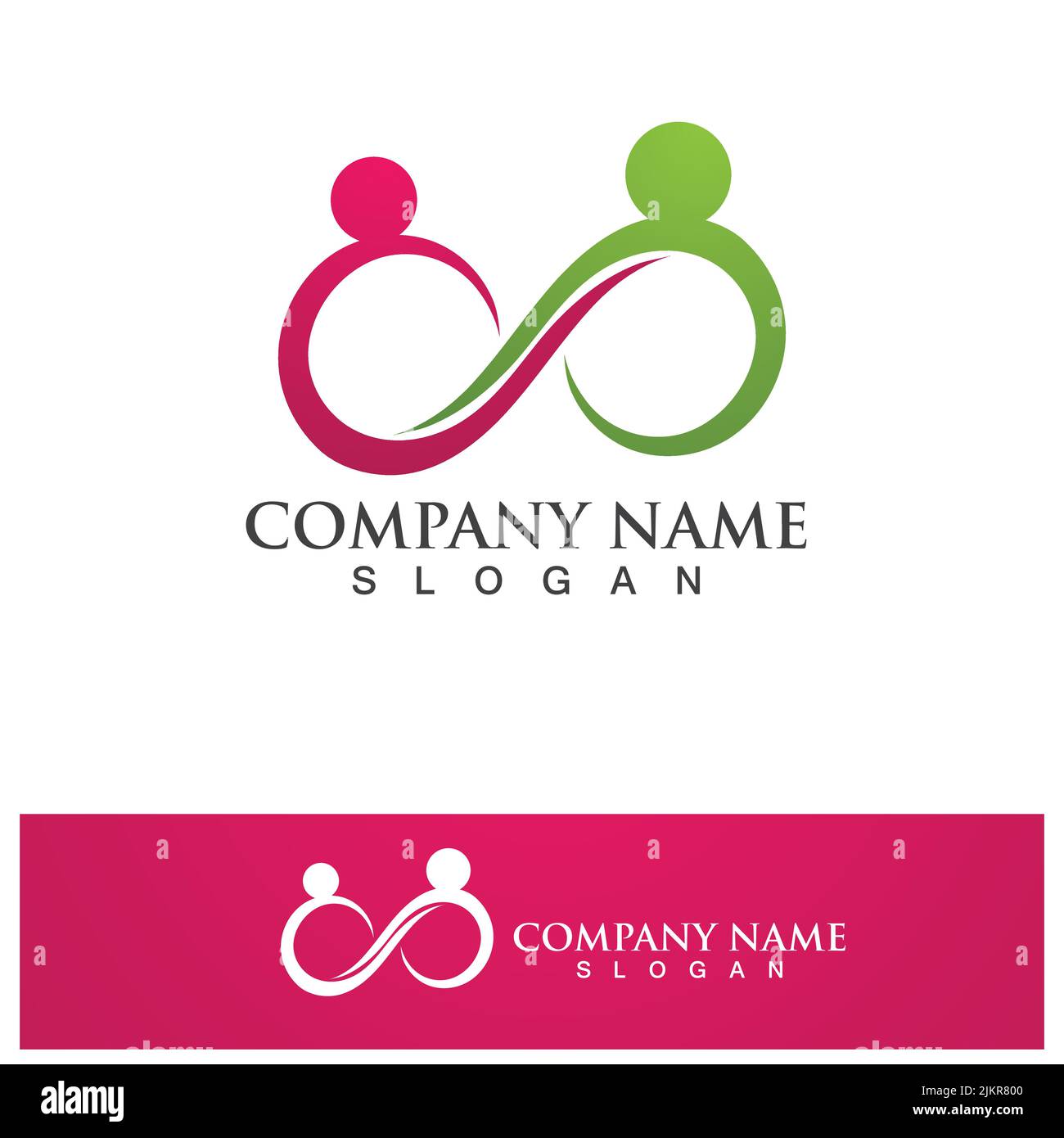 Infinity people family care logo Design Vector Stock Vector Image & Art ...