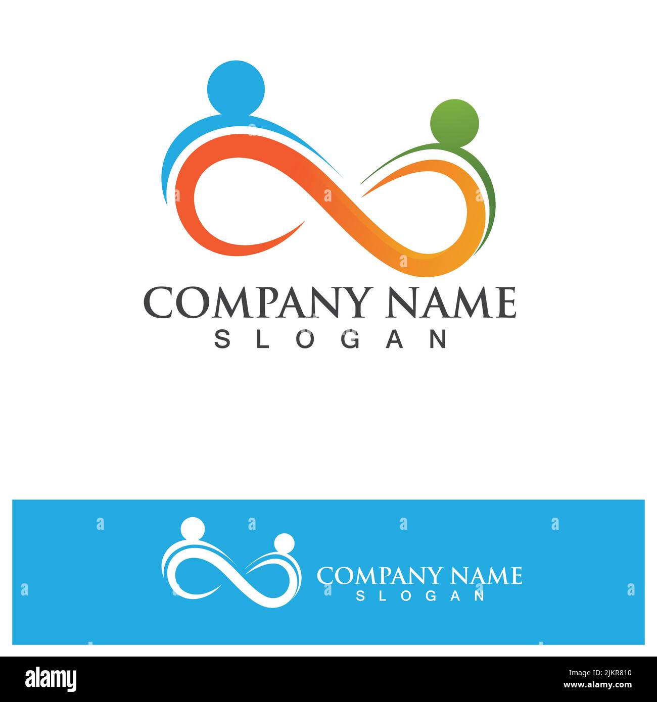 Infinity people family care logo Design Vector Stock Vector Image & Art ...