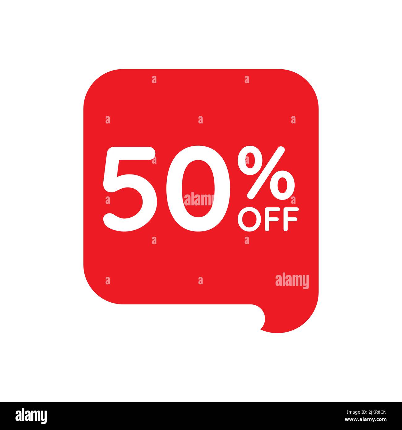 White fifty discount percent tag Stock Vector Images - Alamy