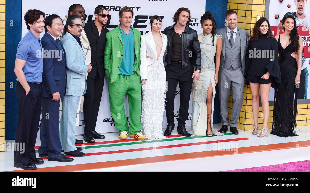 Bullet train cast masi oka hi-res stock photography and images - Alamy