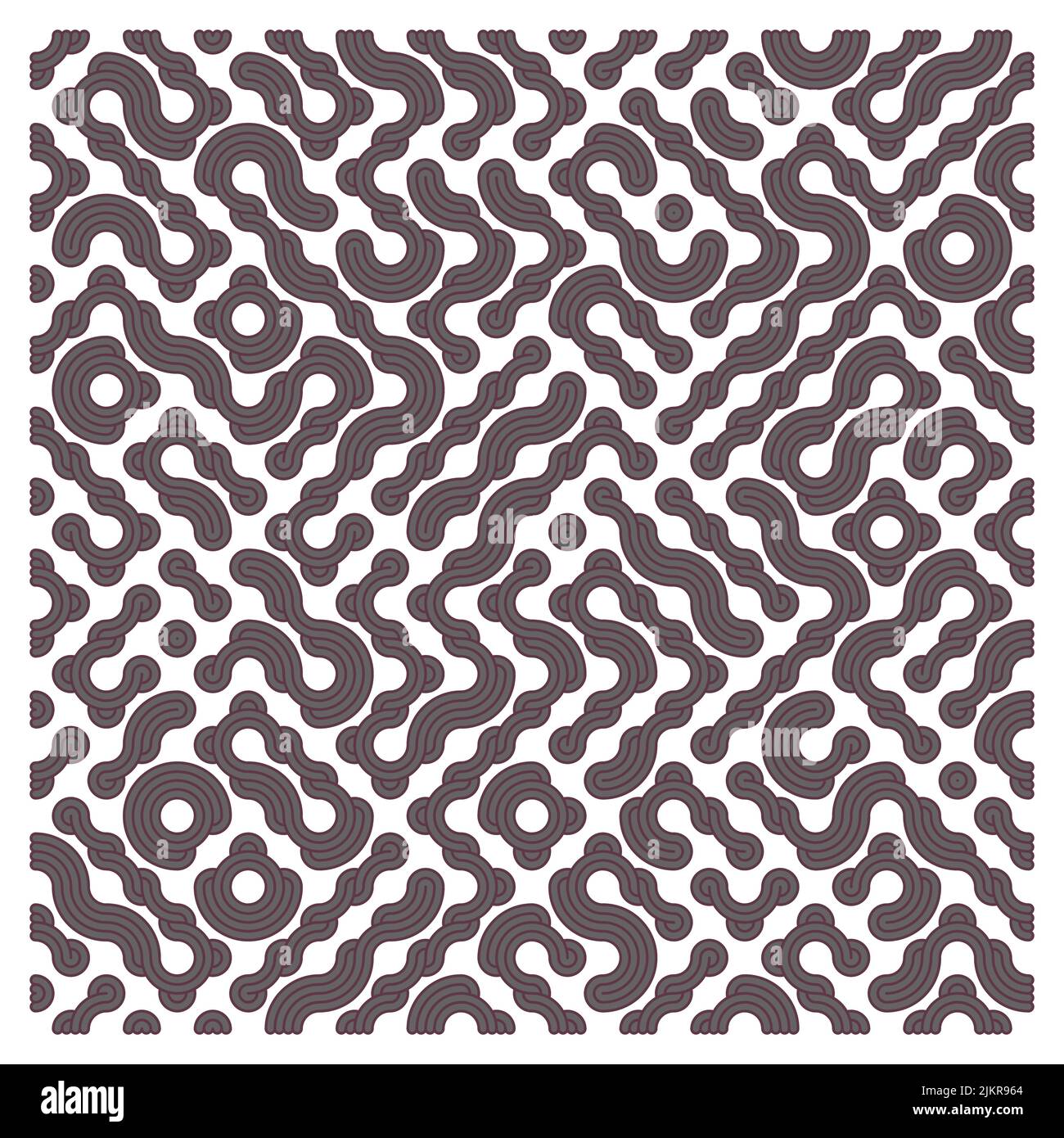 Random color rounded truchet tiling illustration Stock Vector Image ...