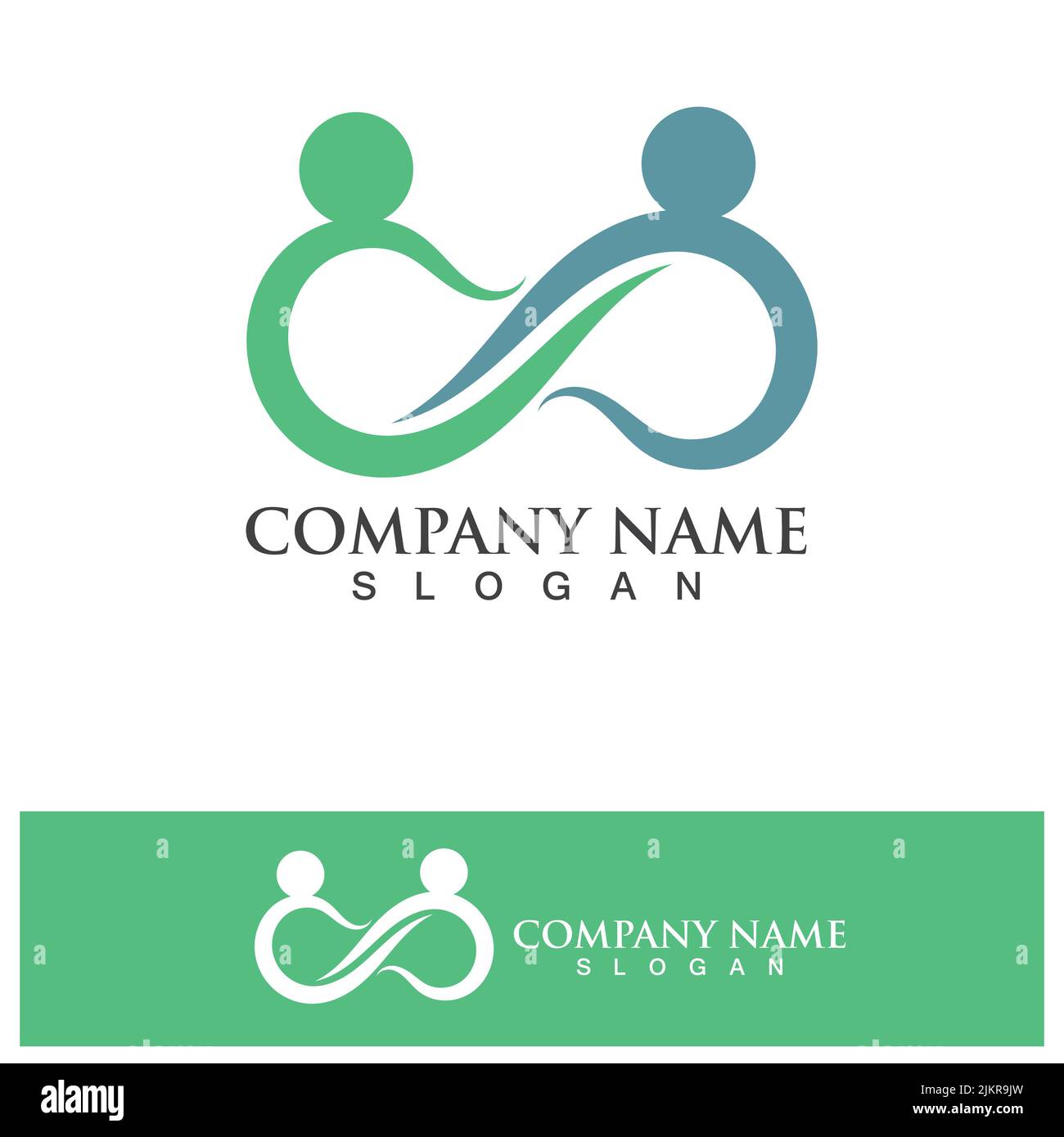 Infinity people family care logo Design Vector Stock Vector Image & Art ...