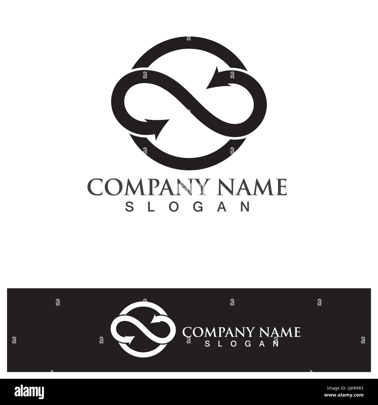 Infinity Design Vector icon illustration Logo template design Stock ...