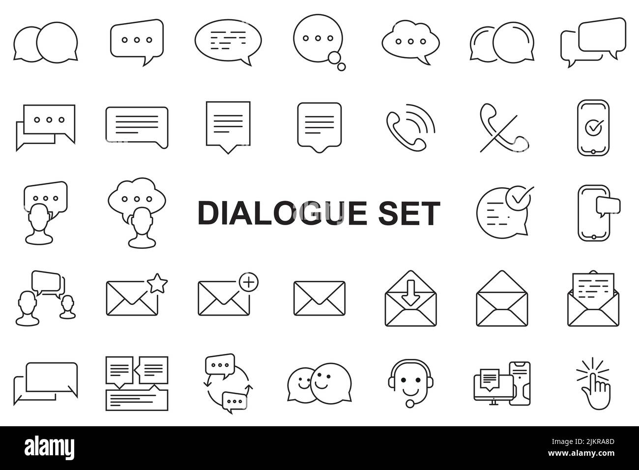 Social media dialogue hi-res stock photography and images - Alamy