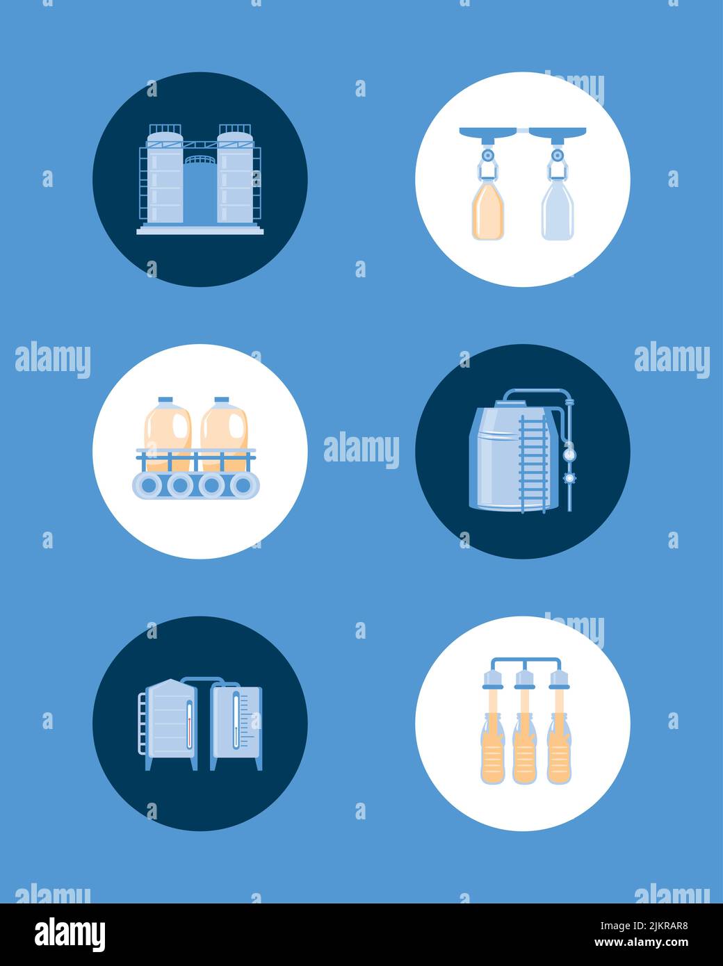 Fresh milk tank icon hi-res stock photography and images - Alamy
