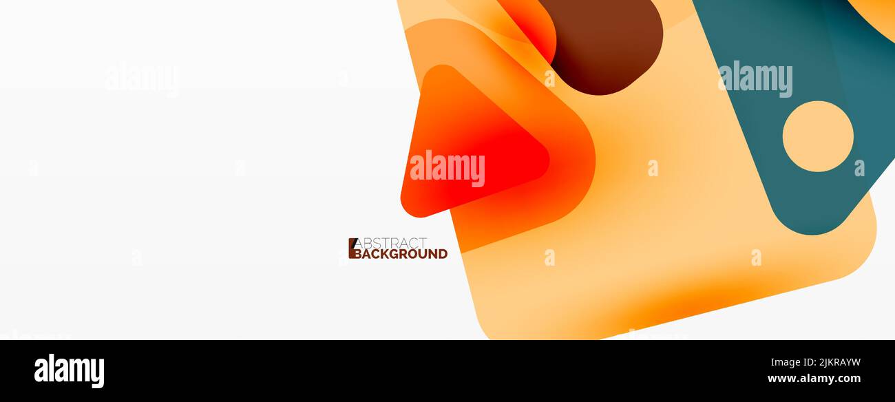 Primitive geometric shapes - line, triangle, square and circle ...