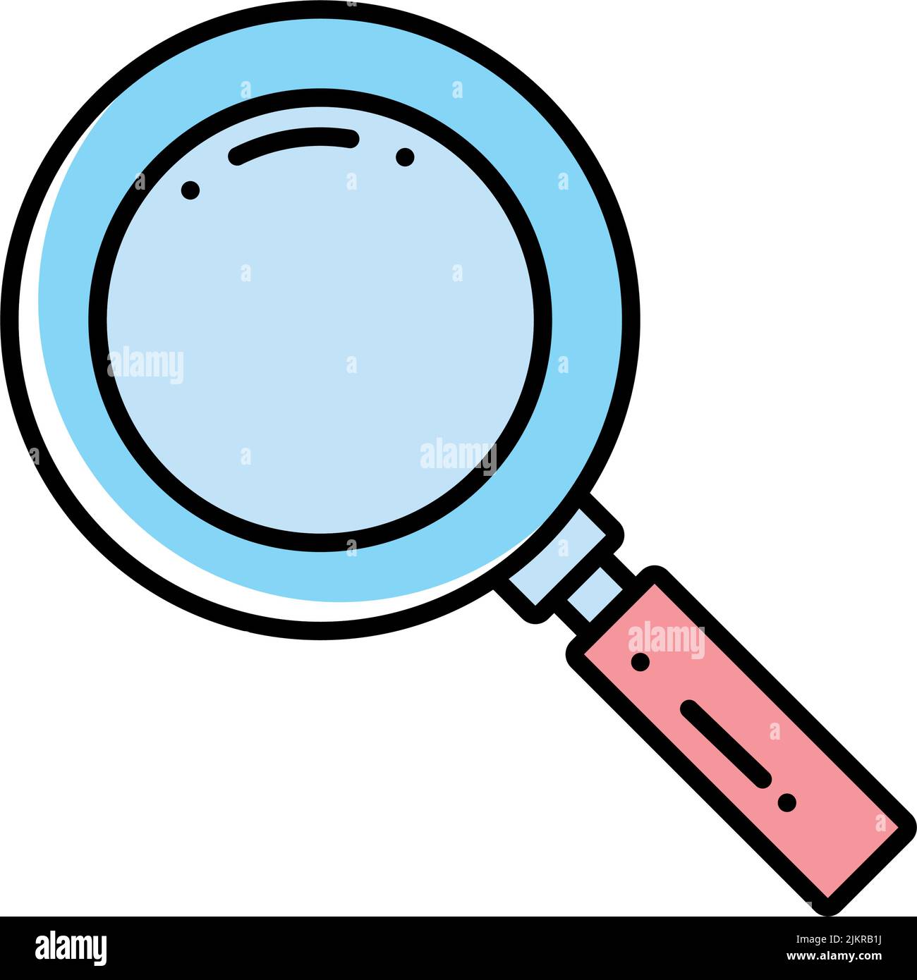 magnifying glass icon Stock Vector Image & Art - Alamy