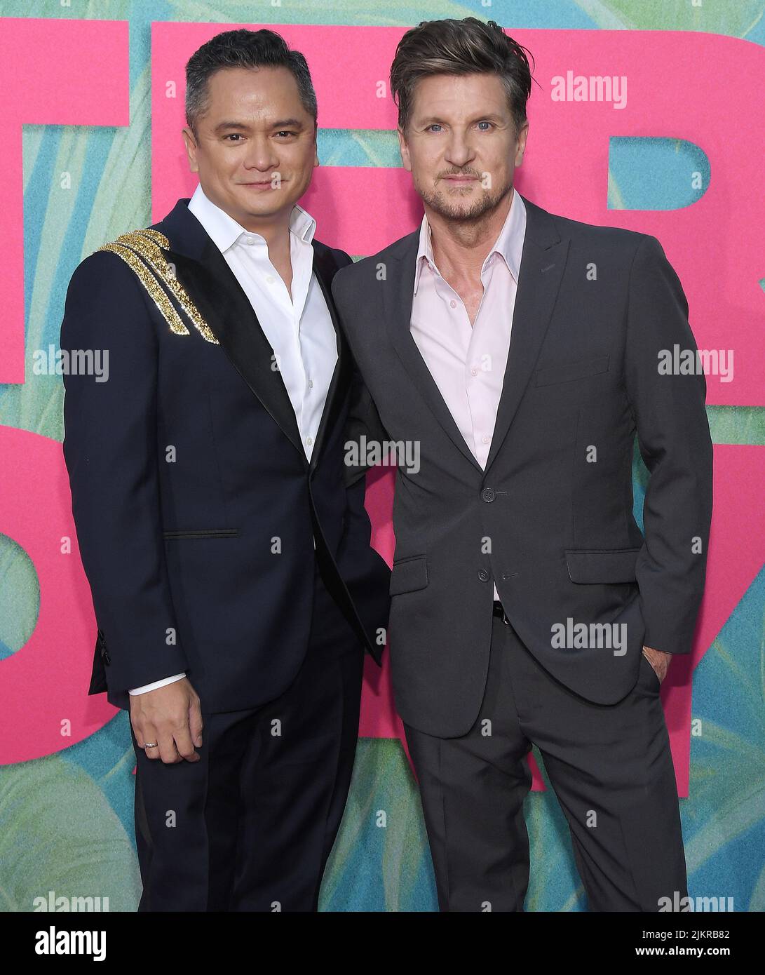 Los Angeles, USA. 02nd Aug, 2022. (L-R) Rodney To and James Leo Ryan arrives at the Universal ...