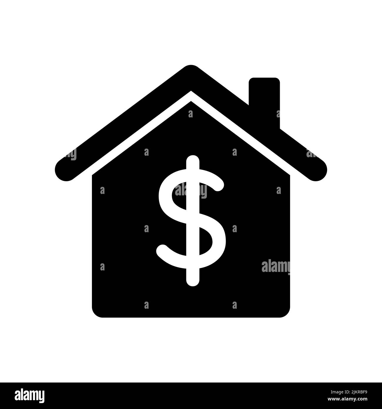House money vector icon on white background Stock Vector Image & Art ...