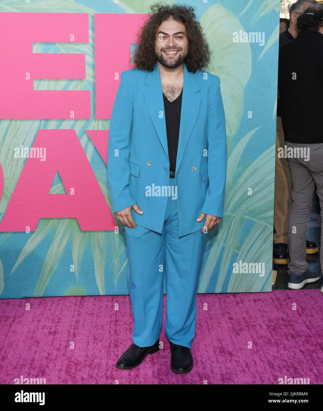 Los Angeles, USA. 02nd Aug, 2022. Dustin Ybarra arrives at the ...
