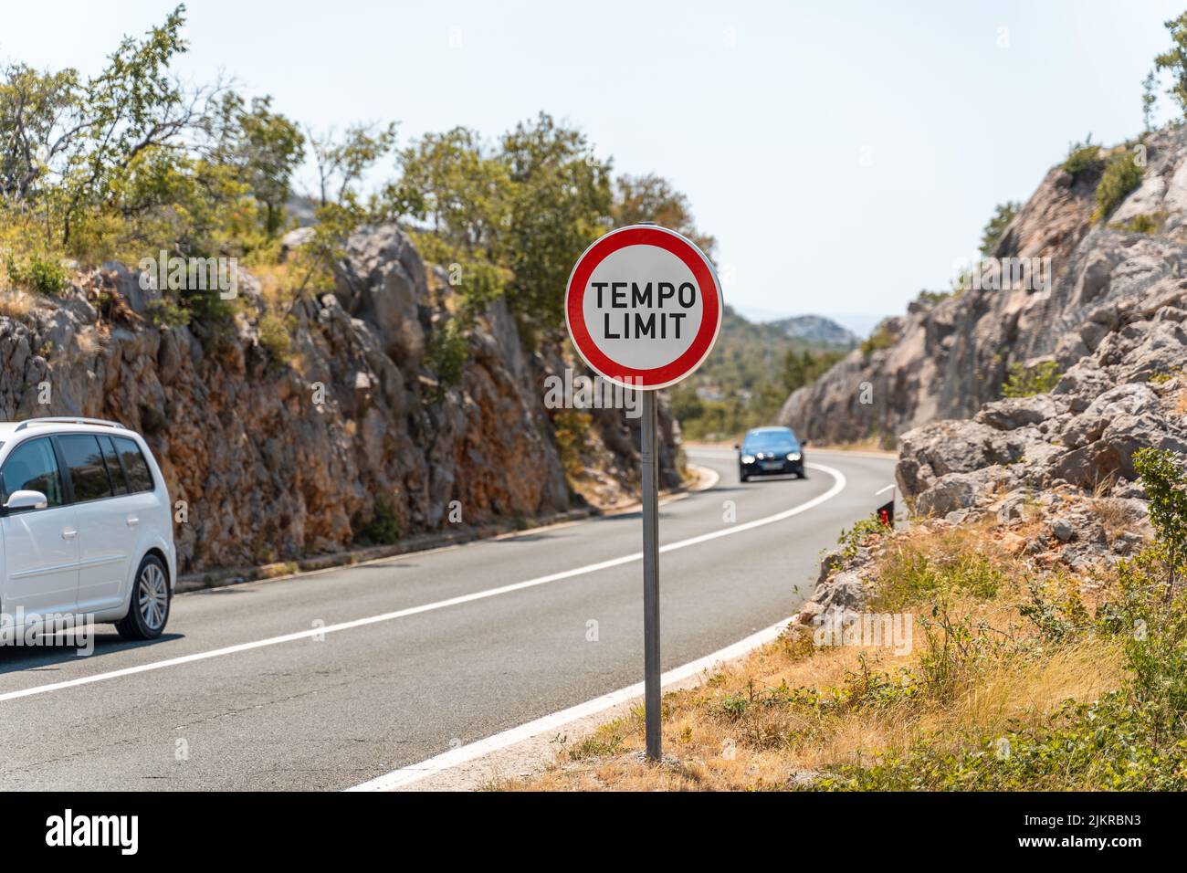Autobahn germany speed limit sign hi-res stock photography and images ...