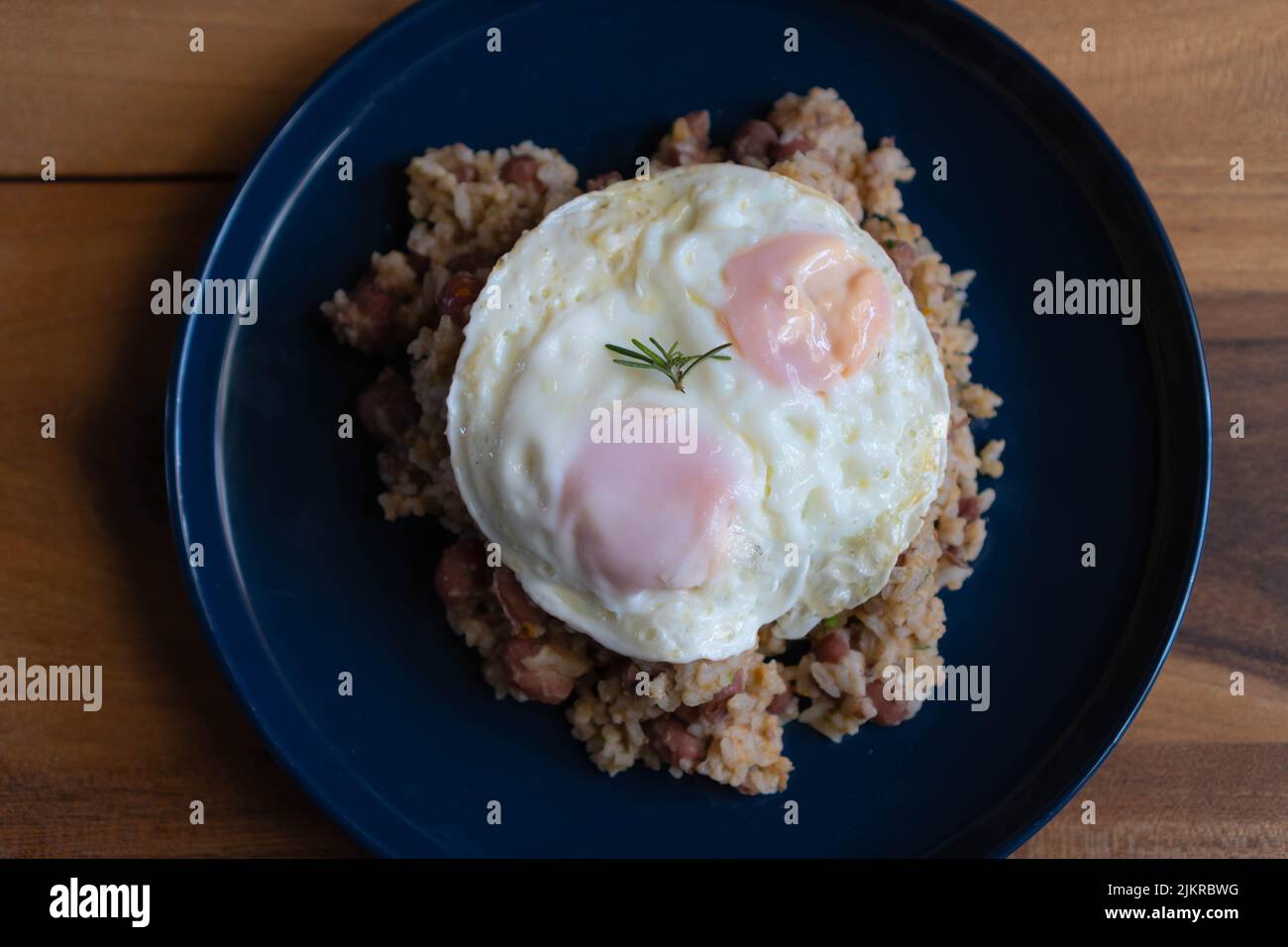 Colombian breakfast. Rice and egg hotpot. Colombia Stock Photo - Alamy