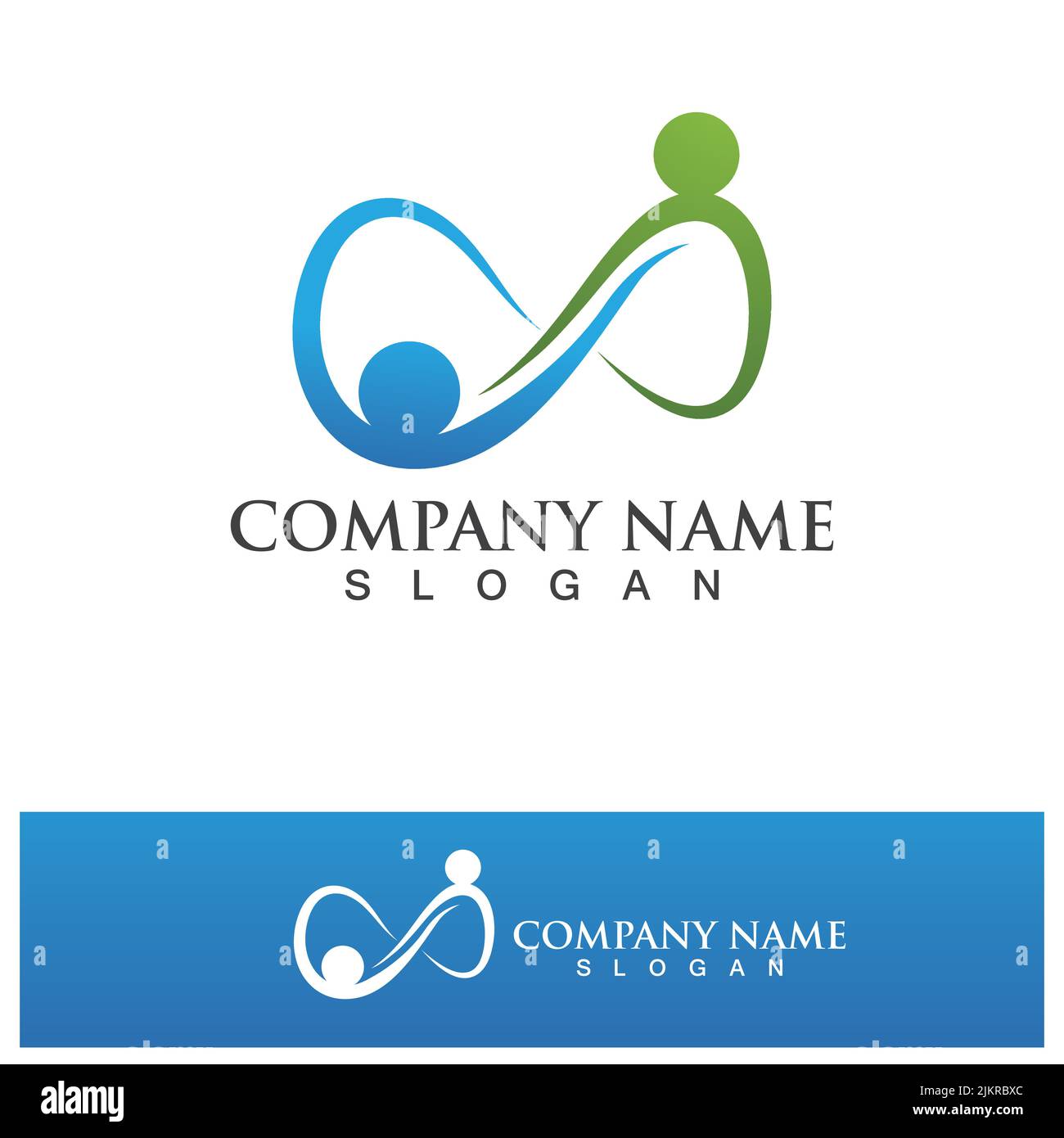 Infinity people family care logo Design Vector Stock Vector Image & Art ...
