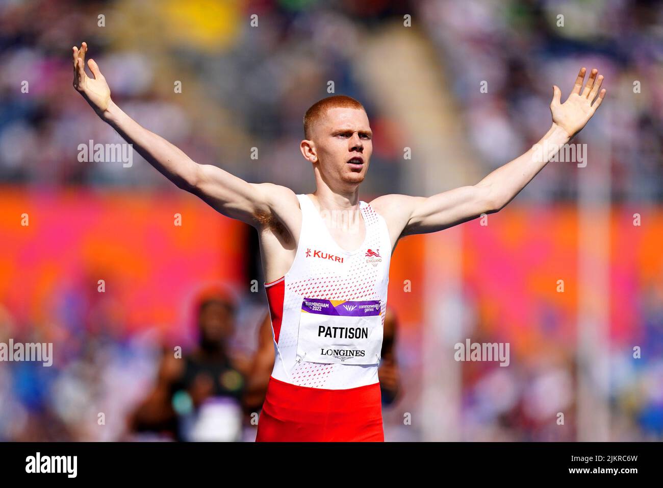 England's Ben Pattison wins Heat 3 of the Men's 800m at Alexander ...