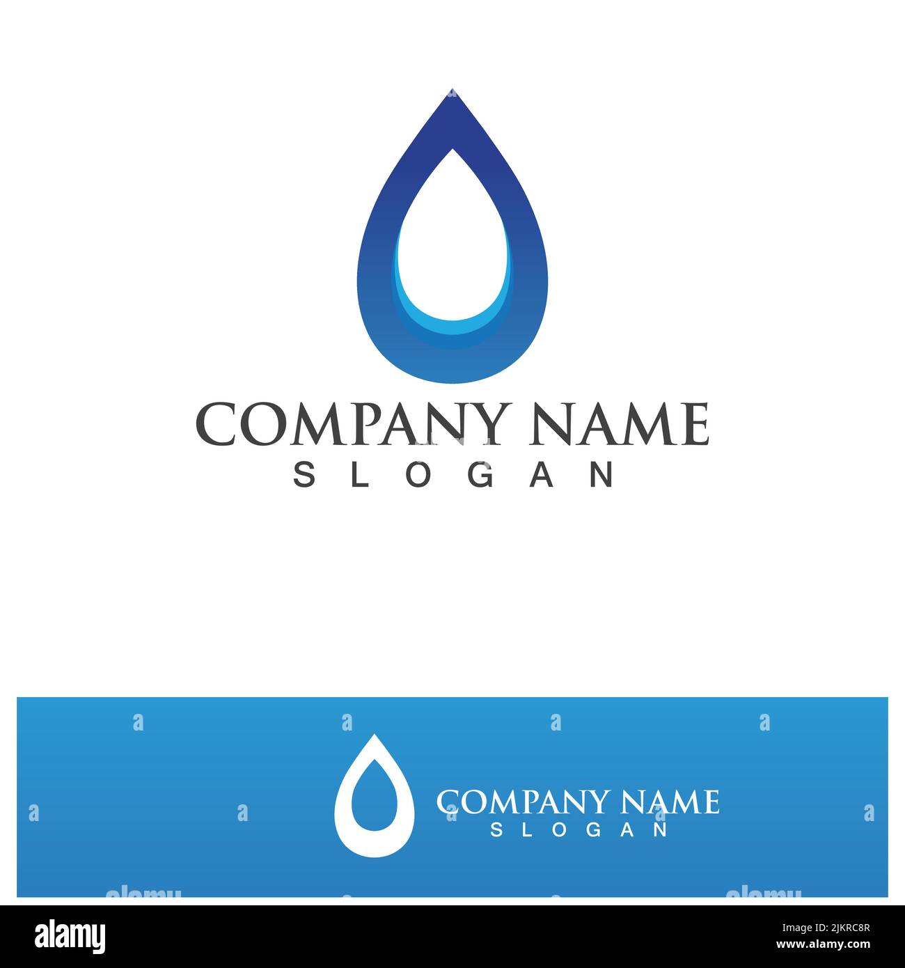 Water drop Logo Template vector illustration design Stock Vector Image ...