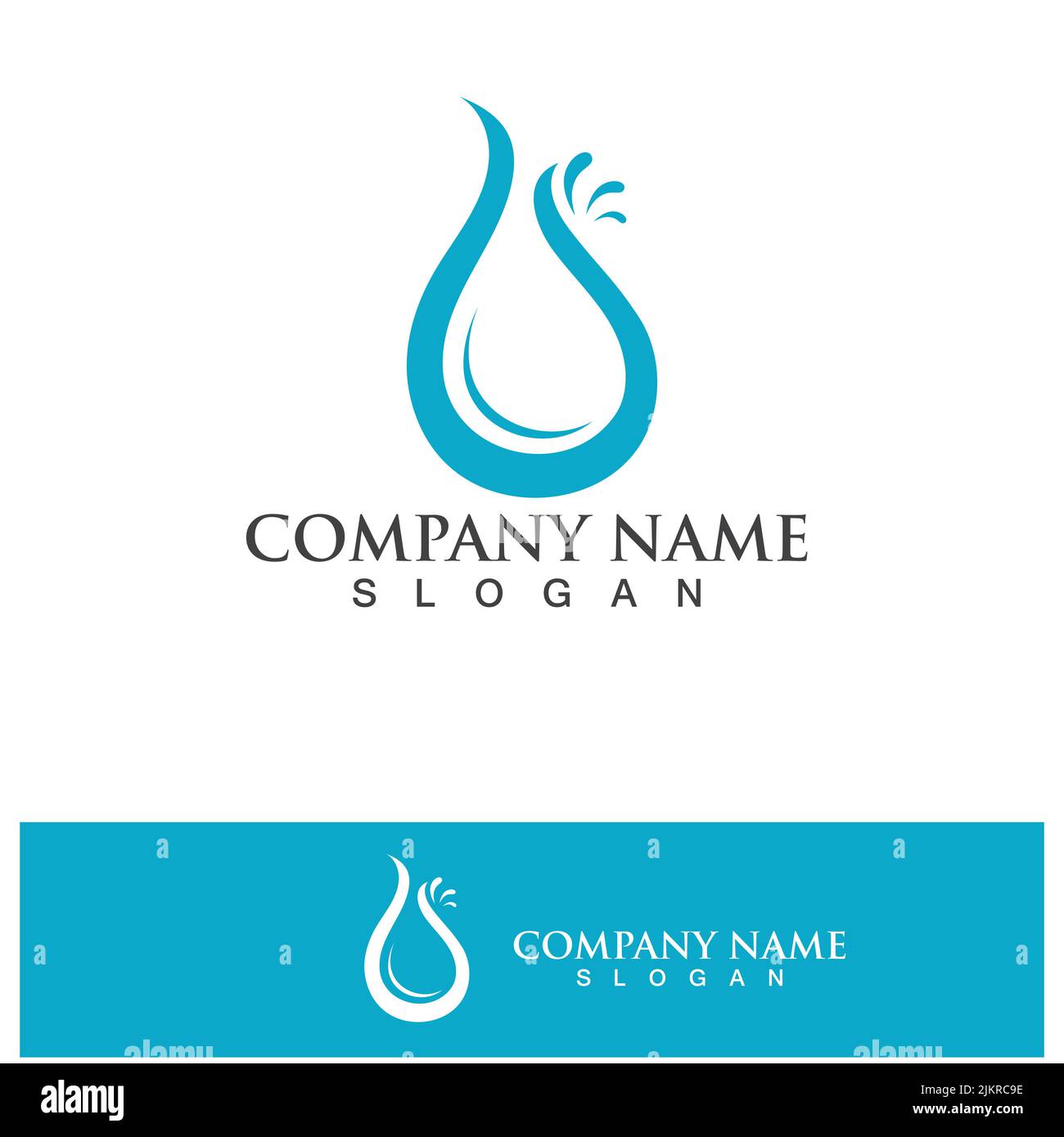 Water drop Logo Template vector illustration design Stock Vector Image ...