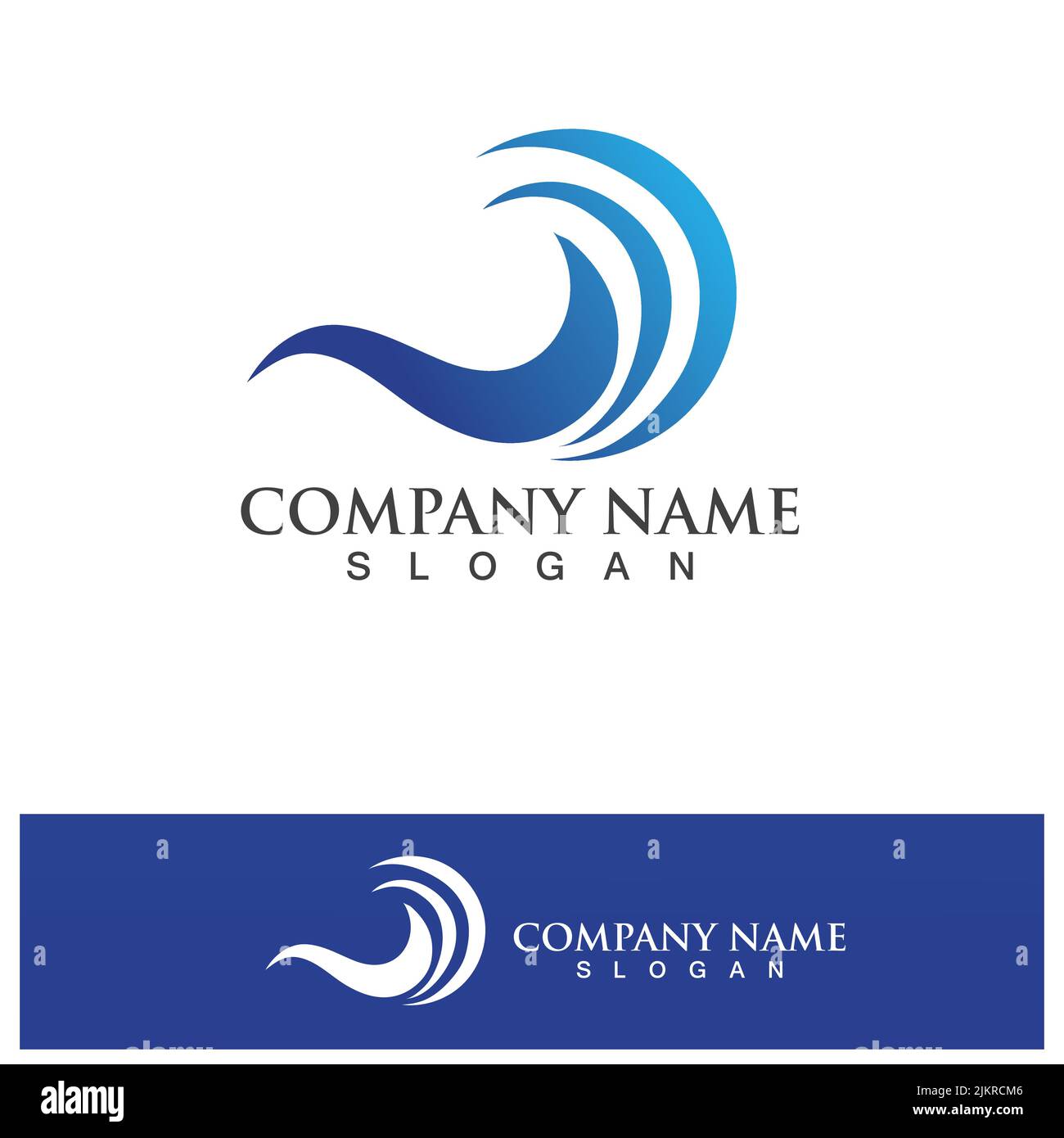 Water wave logo vector illustration design Stock Vector Image & Art - Alamy