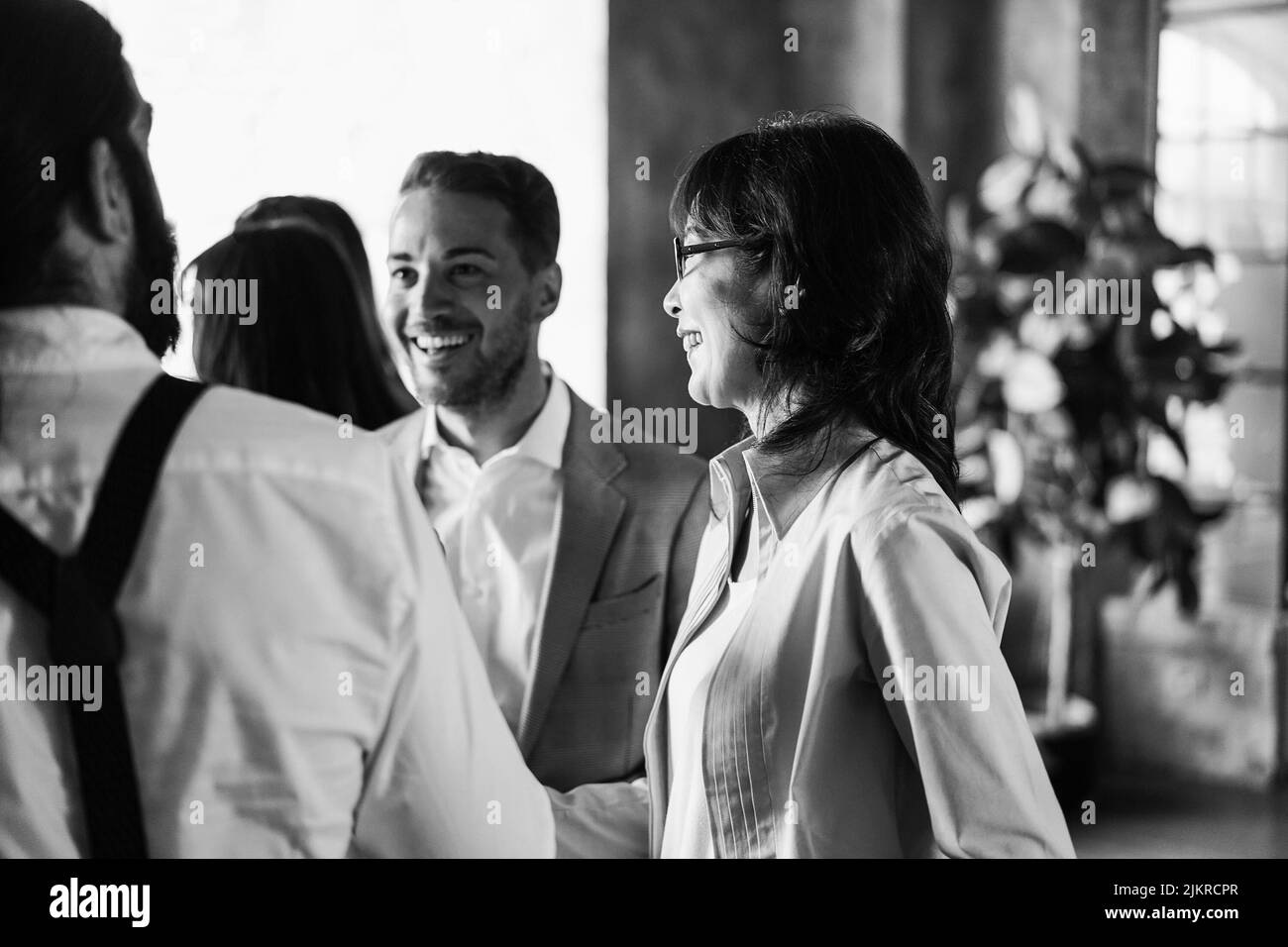 Entrepreneur indoor Black and White Stock Photos & Images - Alamy