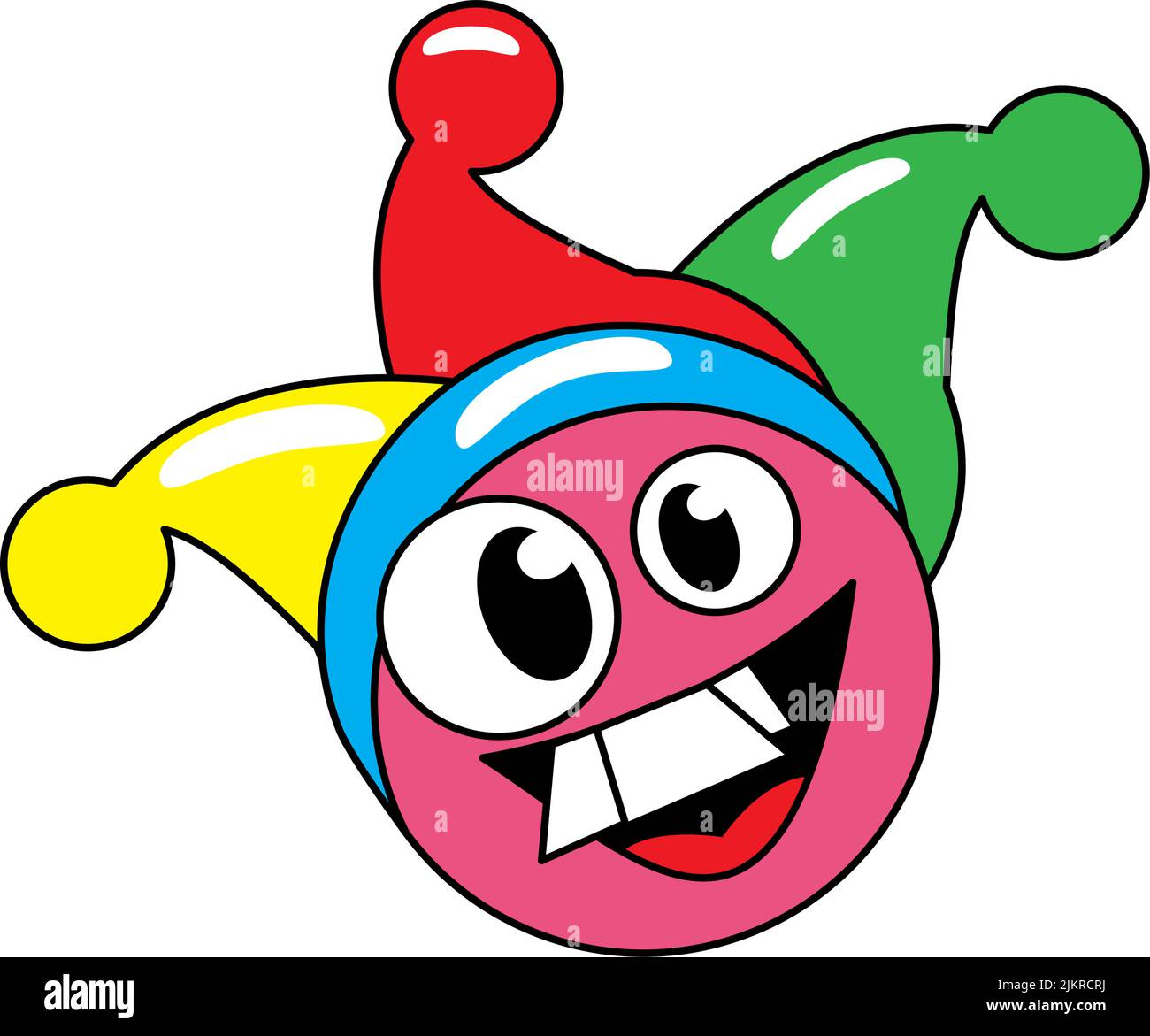 funny joker traditional cartoon Stock Vector Image & Art - Alamy
