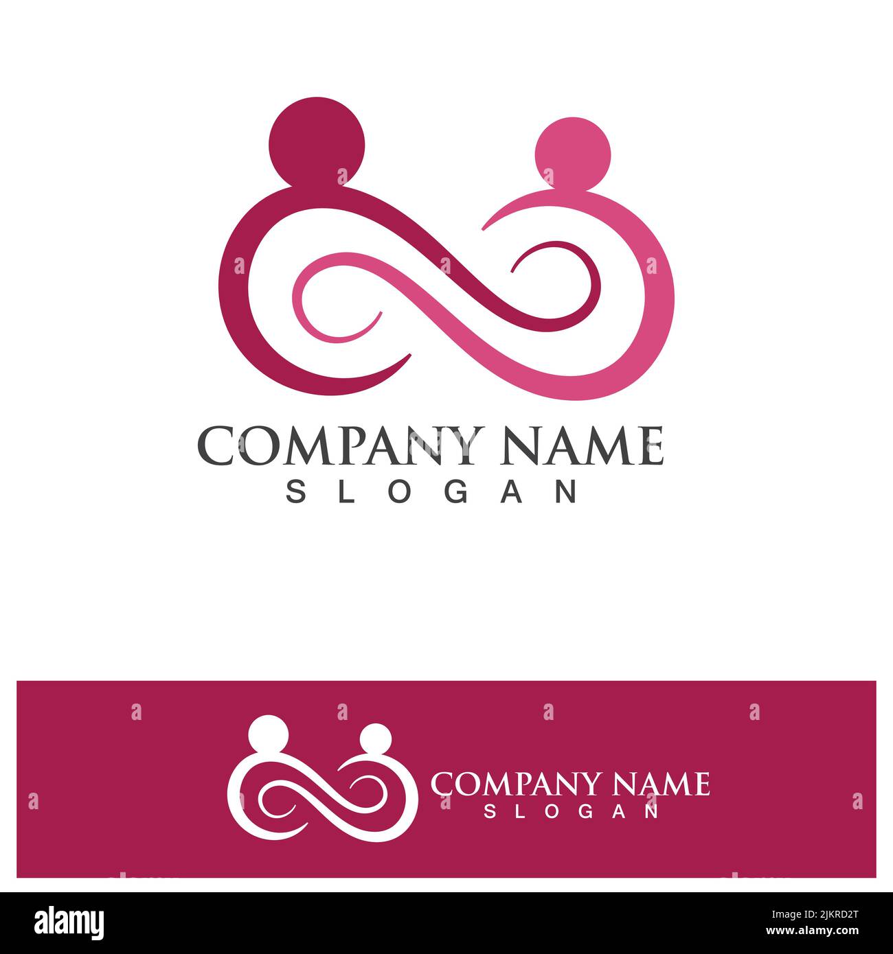 Infinity people family care logo Design Vector Stock Vector Image & Art ...
