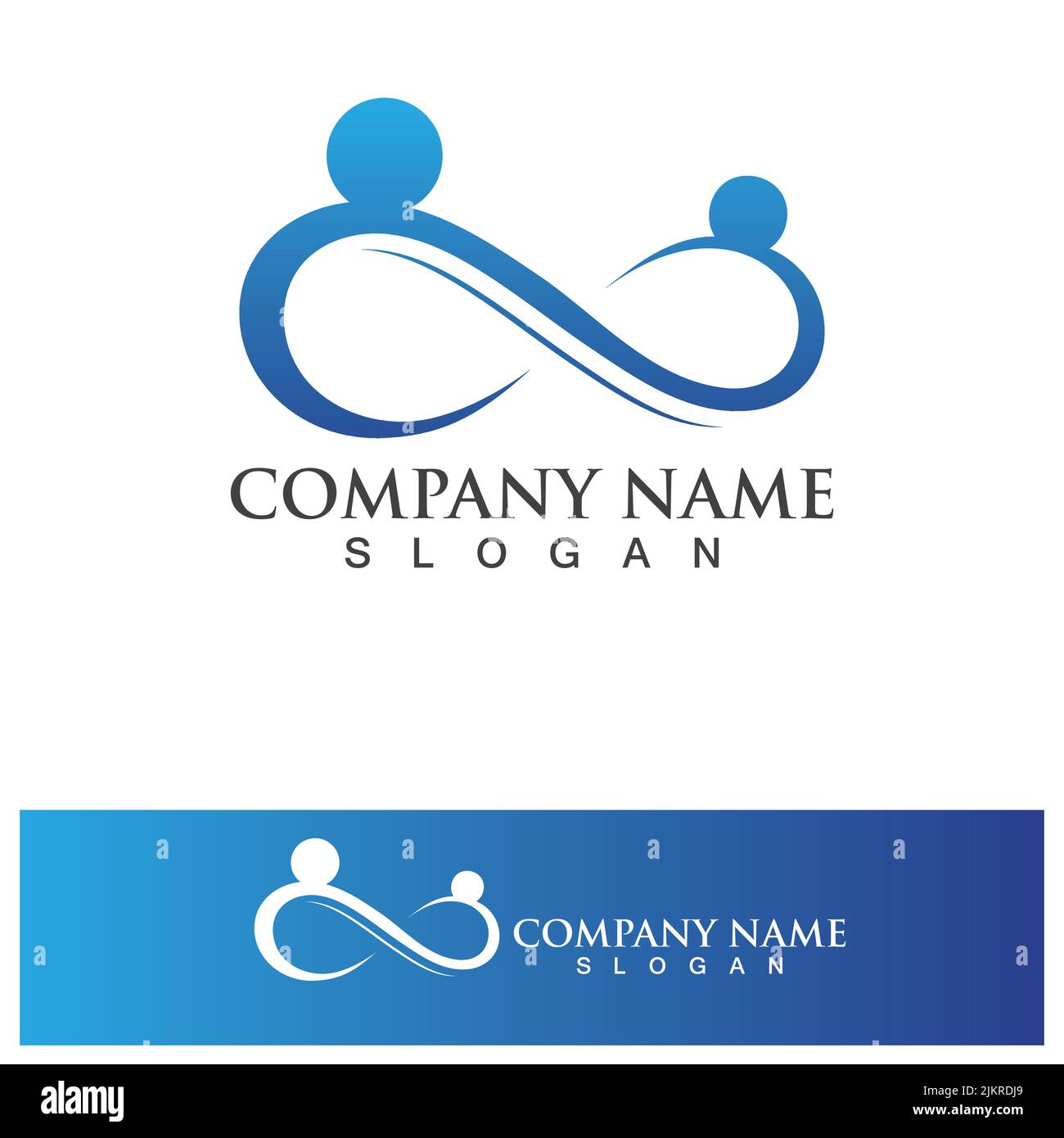 Infinity people family care logo Design Vector Stock Vector Image & Art ...