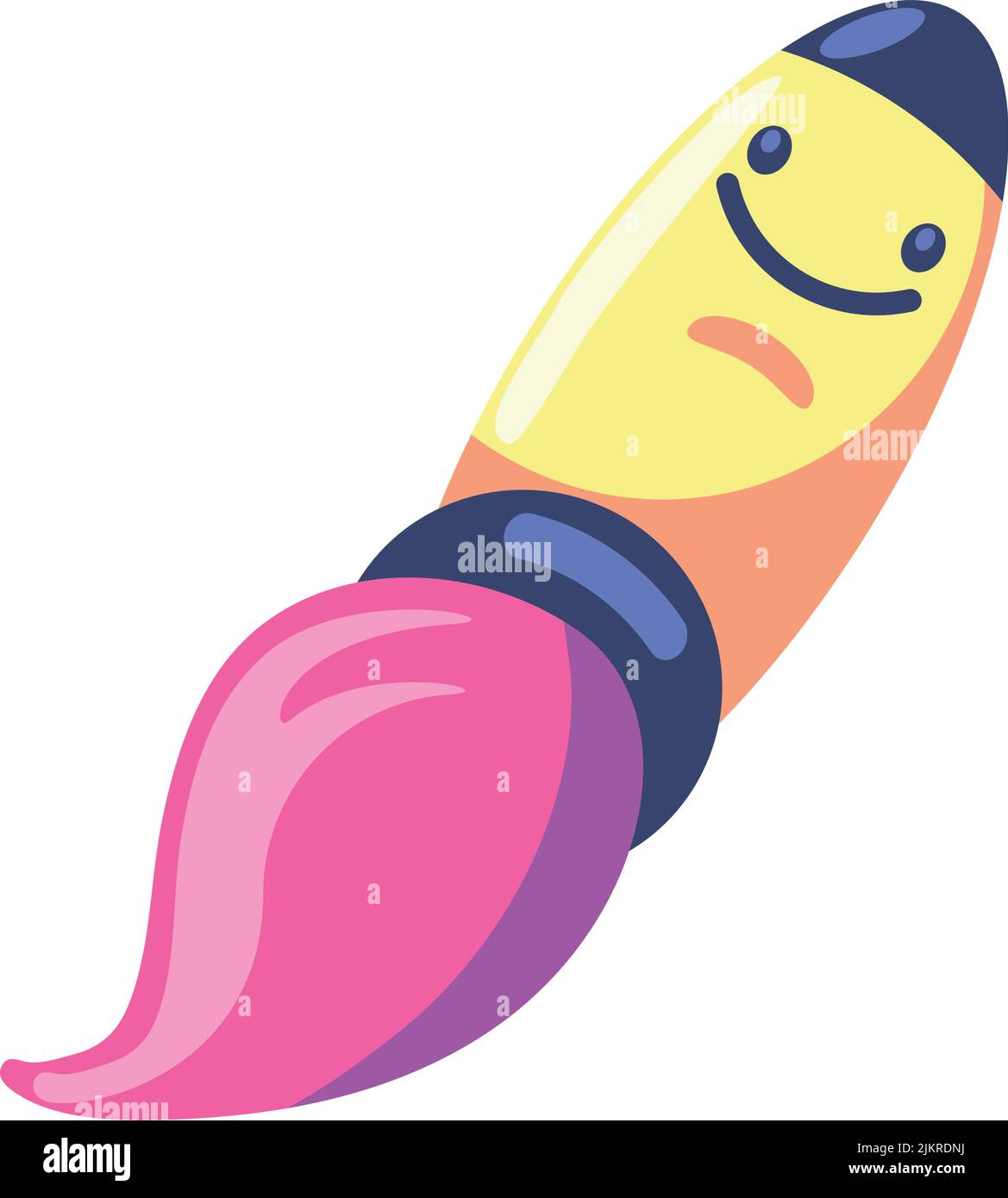 paintbrush cartoon creativity Stock Vector Image & Art - Alamy