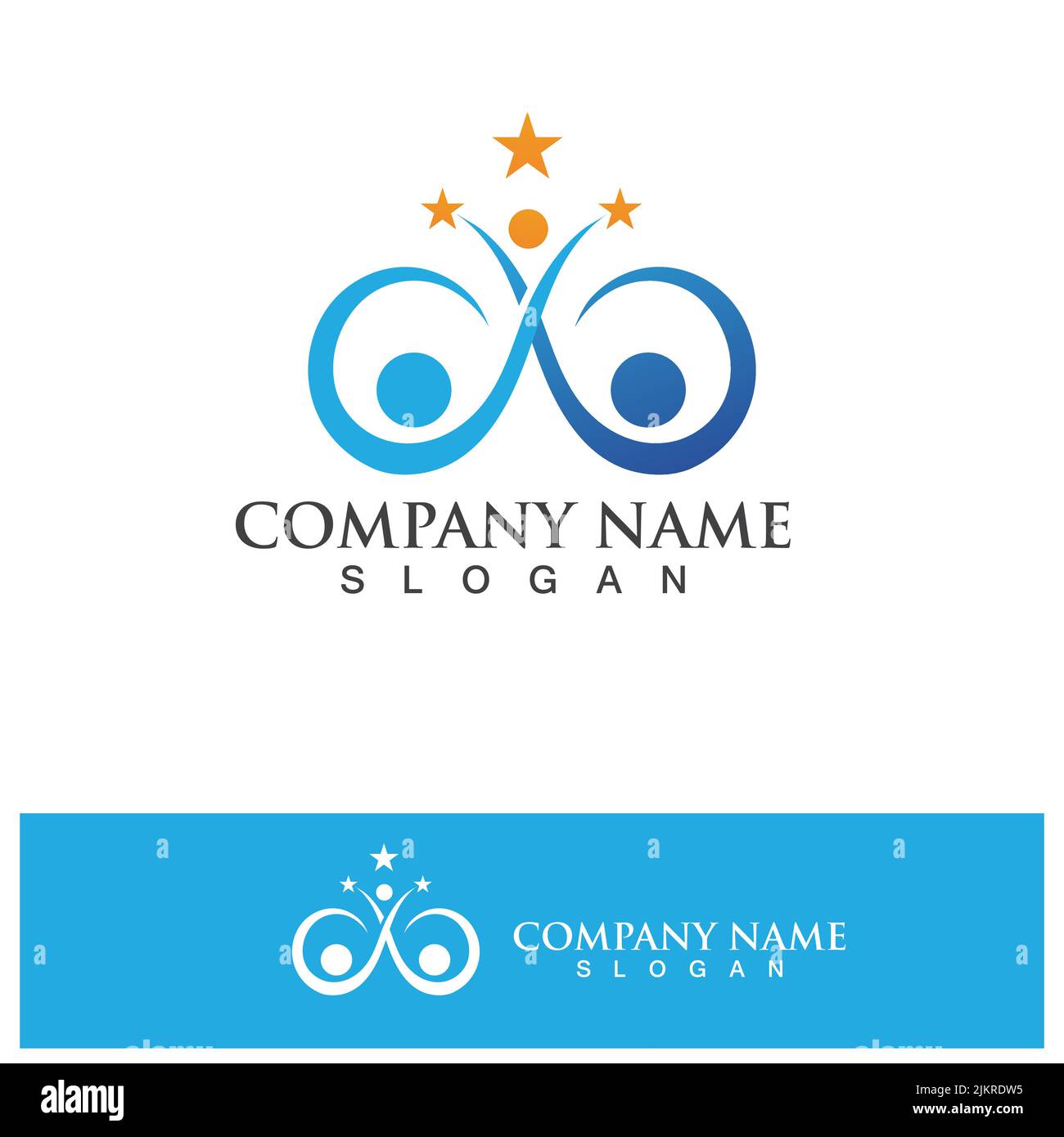 Infinity people family care logo Design Vector Stock Vector Image & Art ...