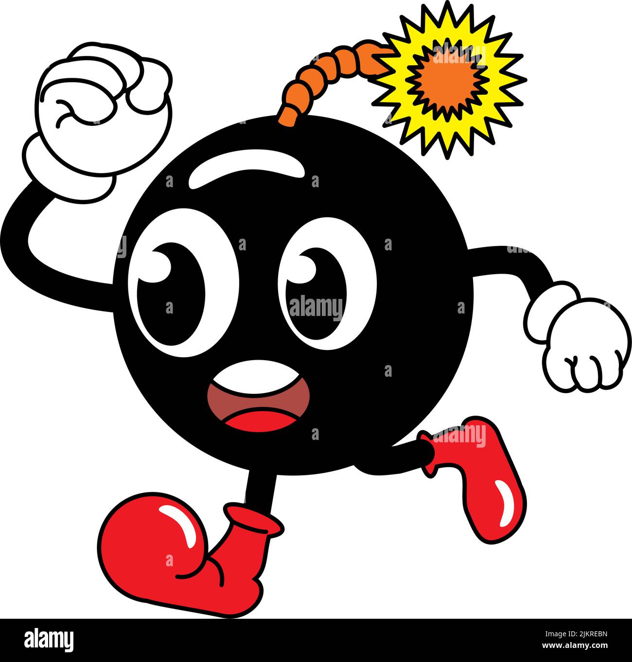 bomb traditional cartoon Stock Vector Image & Art - Alamy