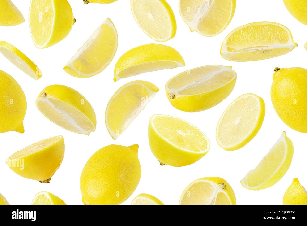 Tropical seamless pattern lemons hi-res stock photography and images ...