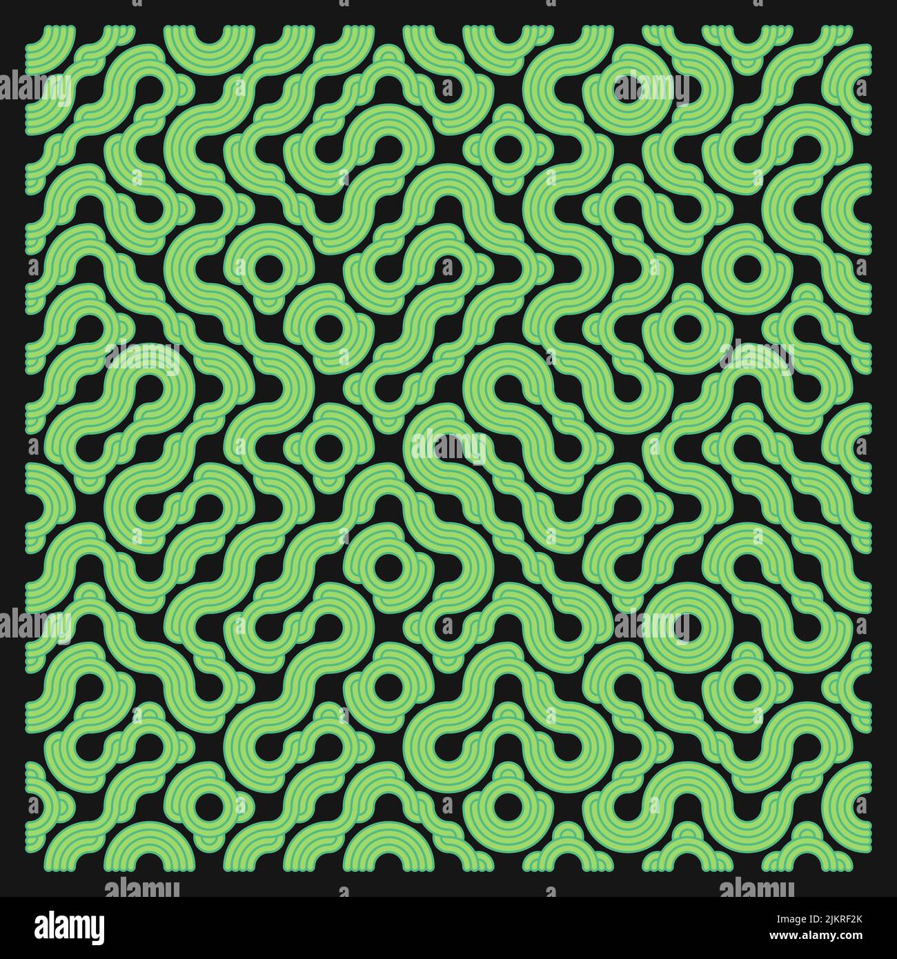 Random color rounded truchet tiling illustration Stock Vector Image ...