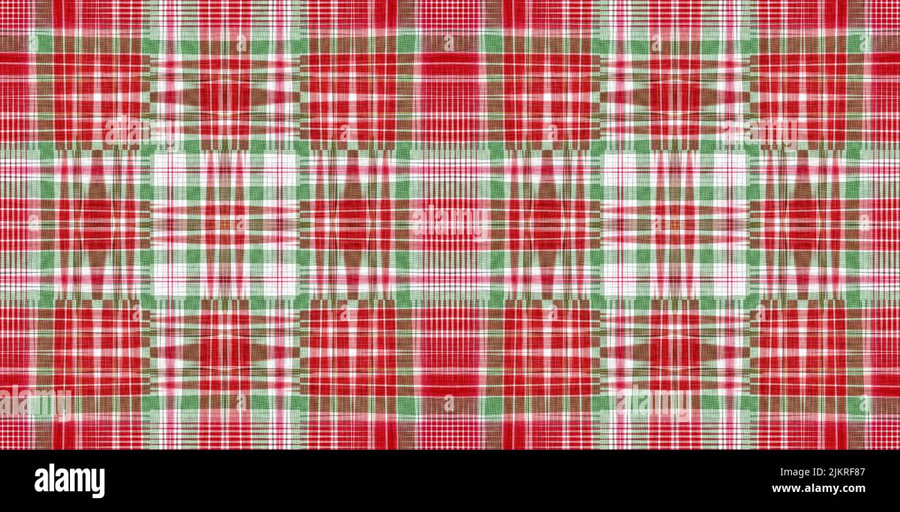 Christmas tartan background border. Traditional plaid for seasonal ...