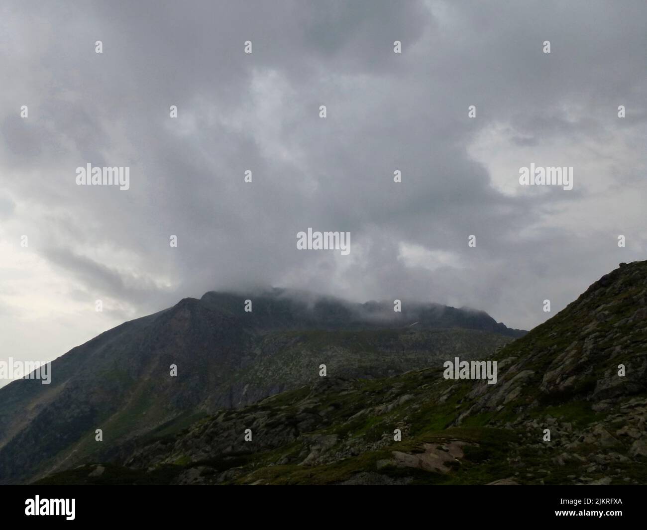 Stubai high-altitude hiking trail, lap 6 in Tyrol, Austria Stock Photo ...