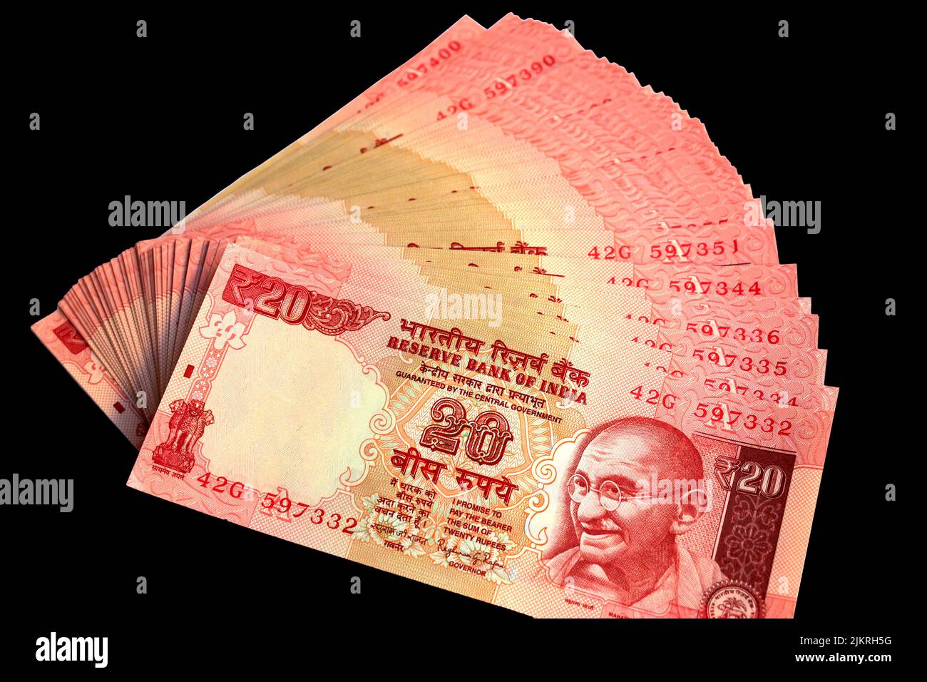 Indian twenty rupees hi-res stock photography and images - Alamy