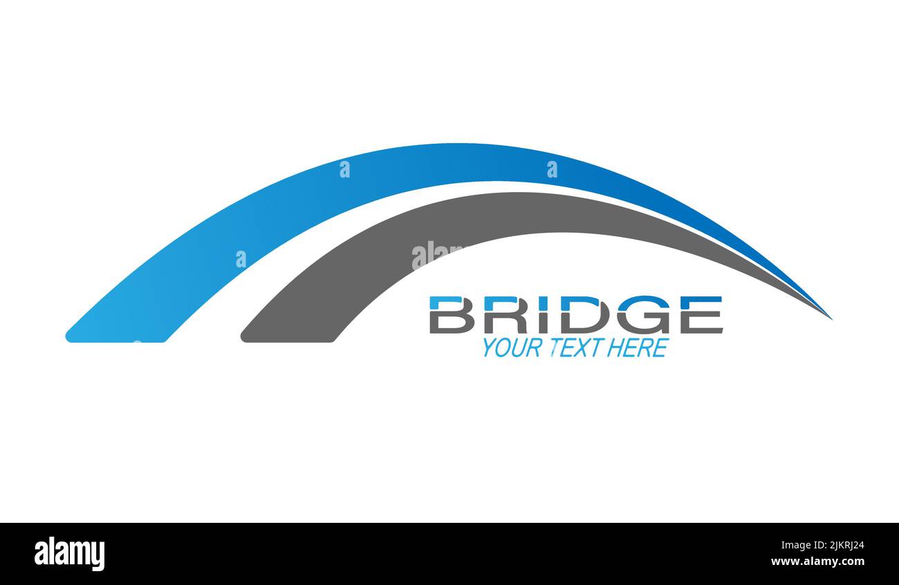 Bridge. Logo, brand, or sticker template for websites, apps, and theme ...