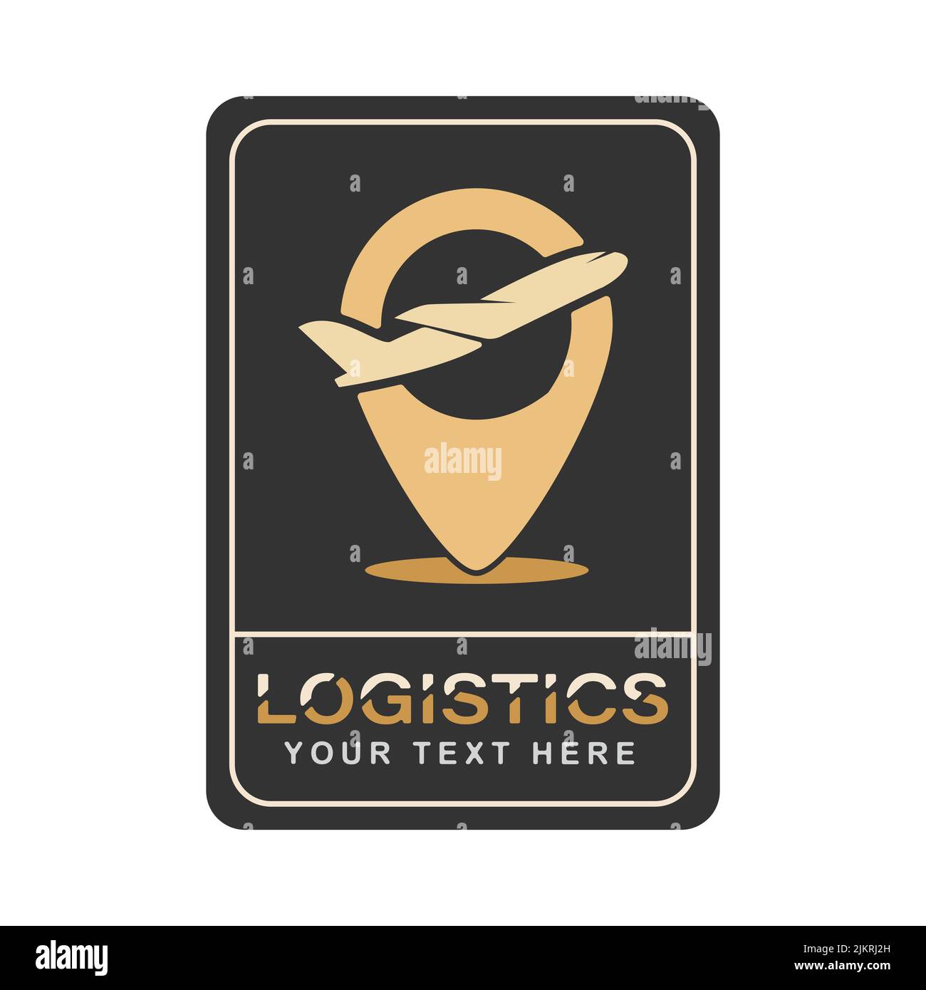 Logistics. Vector logo, logo or sticker of a transport company, for ...