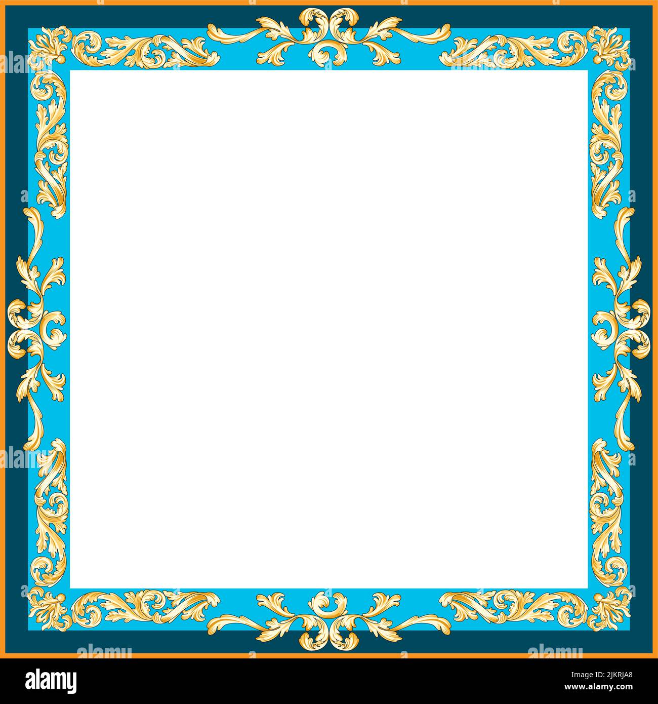 Blue cartouche Stock Vector Images - Alamy