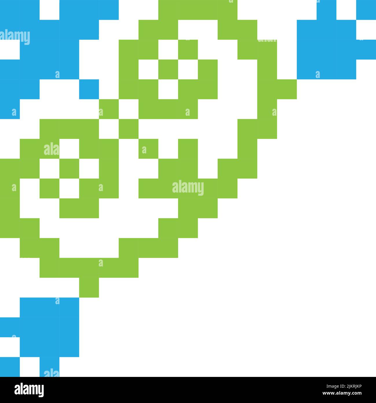 Pixel corner abstract Stock Vector Images - Alamy