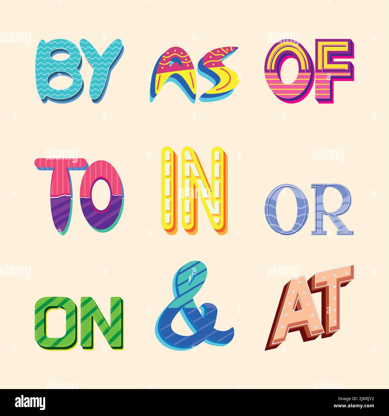 set of catchwords Stock Vector Image & Art - Alamy