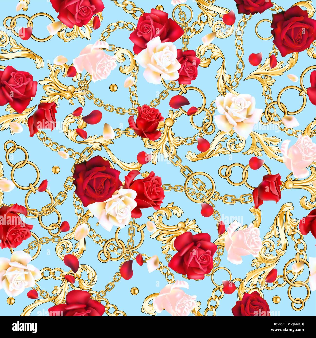 Gold chains Stock Vector Images - Alamy