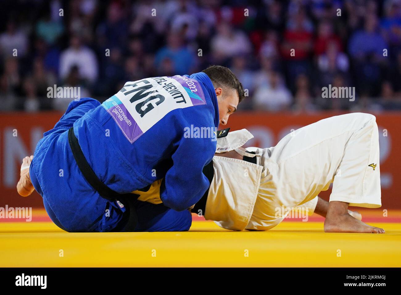 England's Harry Lovell-Hewitt in the Men's -100 kg quarter-final at ...