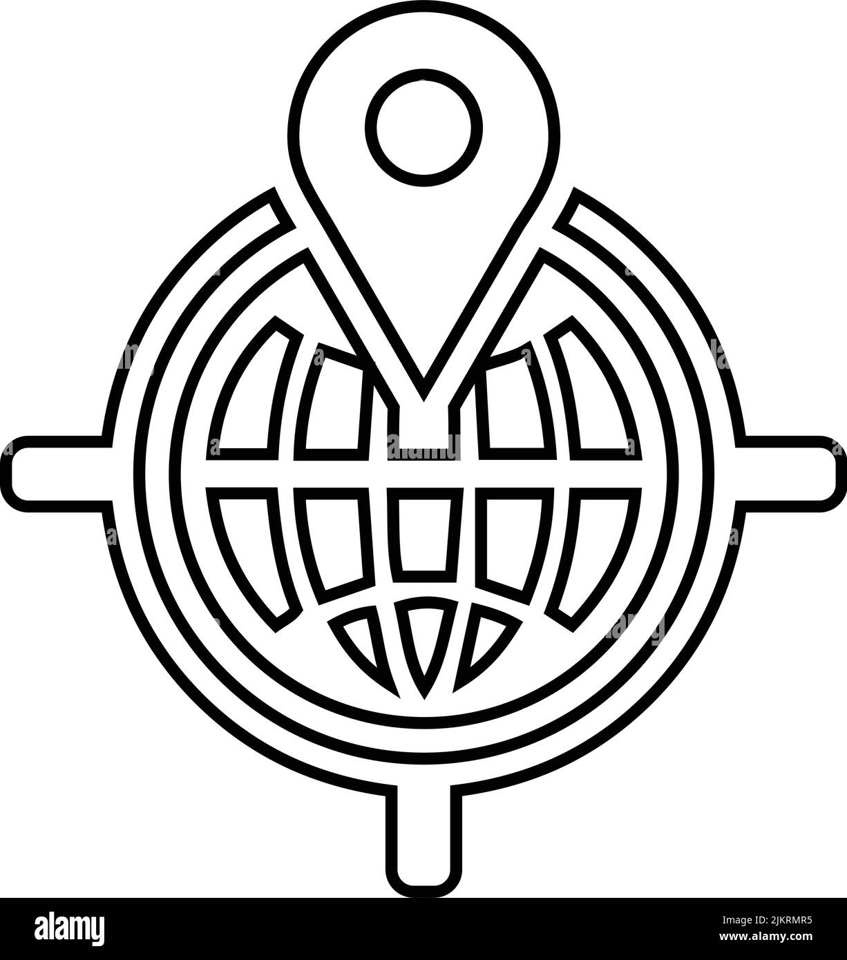 Geo targeting vector vectors hi-res stock photography and images - Alamy