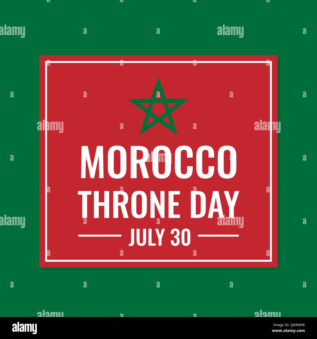 Morocco Throne Day typography poster. National holiday on July 30 ...