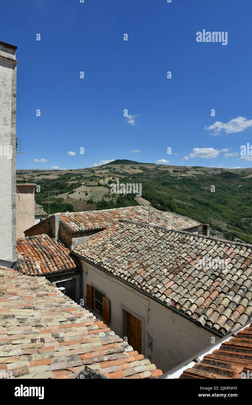The landscape seen from Zungoli, one of the most beautiful villages in ...