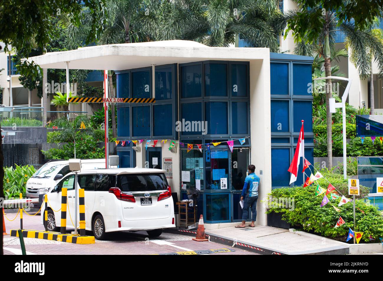 Visitors and drivers are required to wait for security clearance before ...