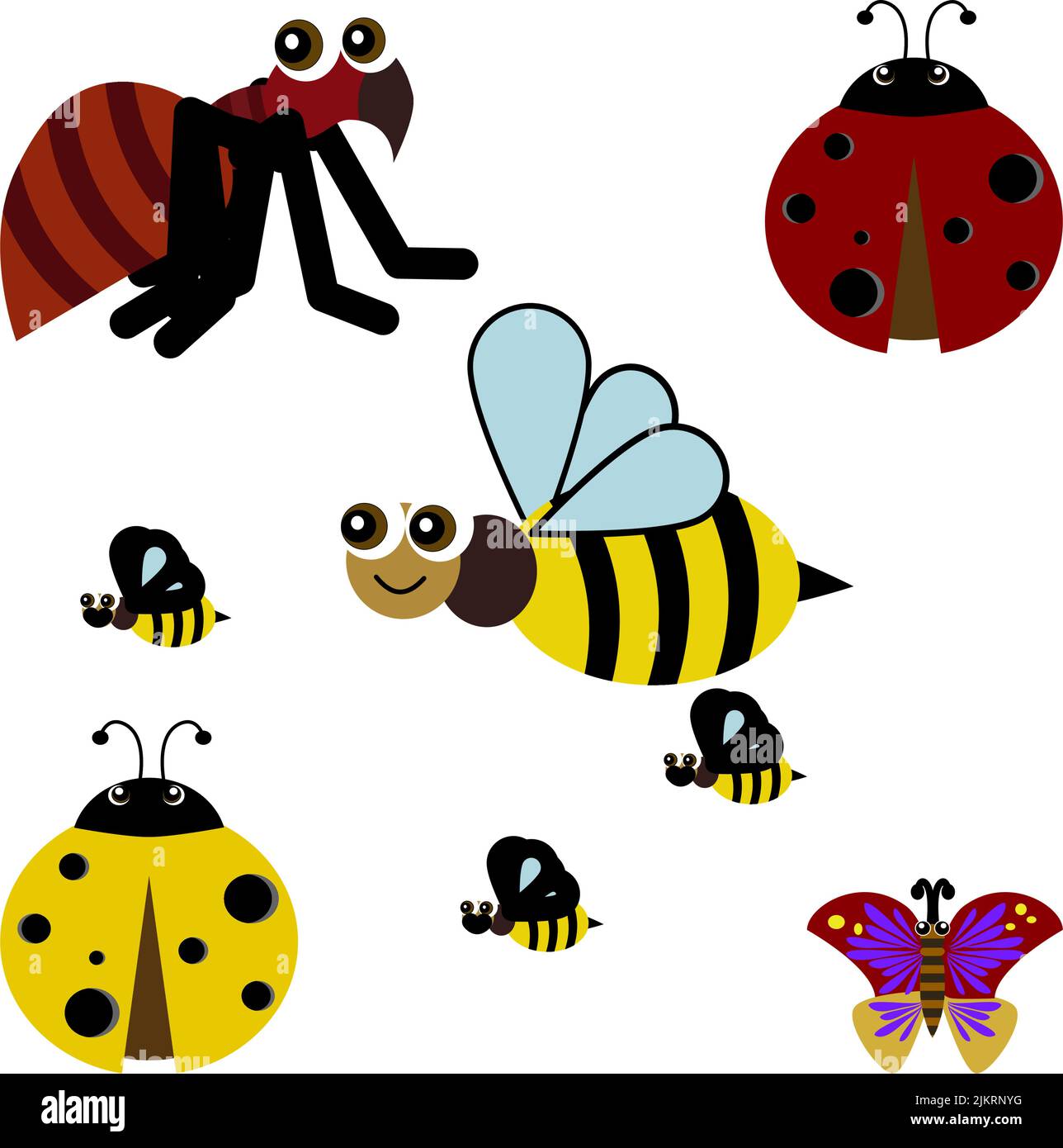 Ladybird ant Stock Vector Images - Alamy