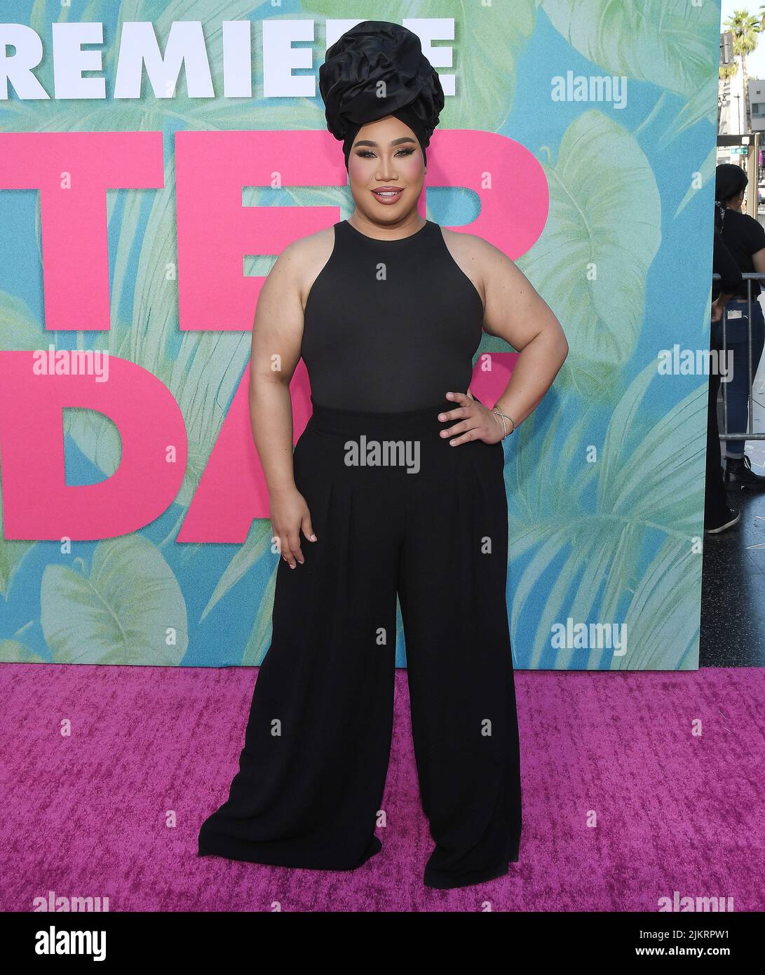 Patrick Starrr arrives at the Universal Pictures' EASTER SUNDAY ...