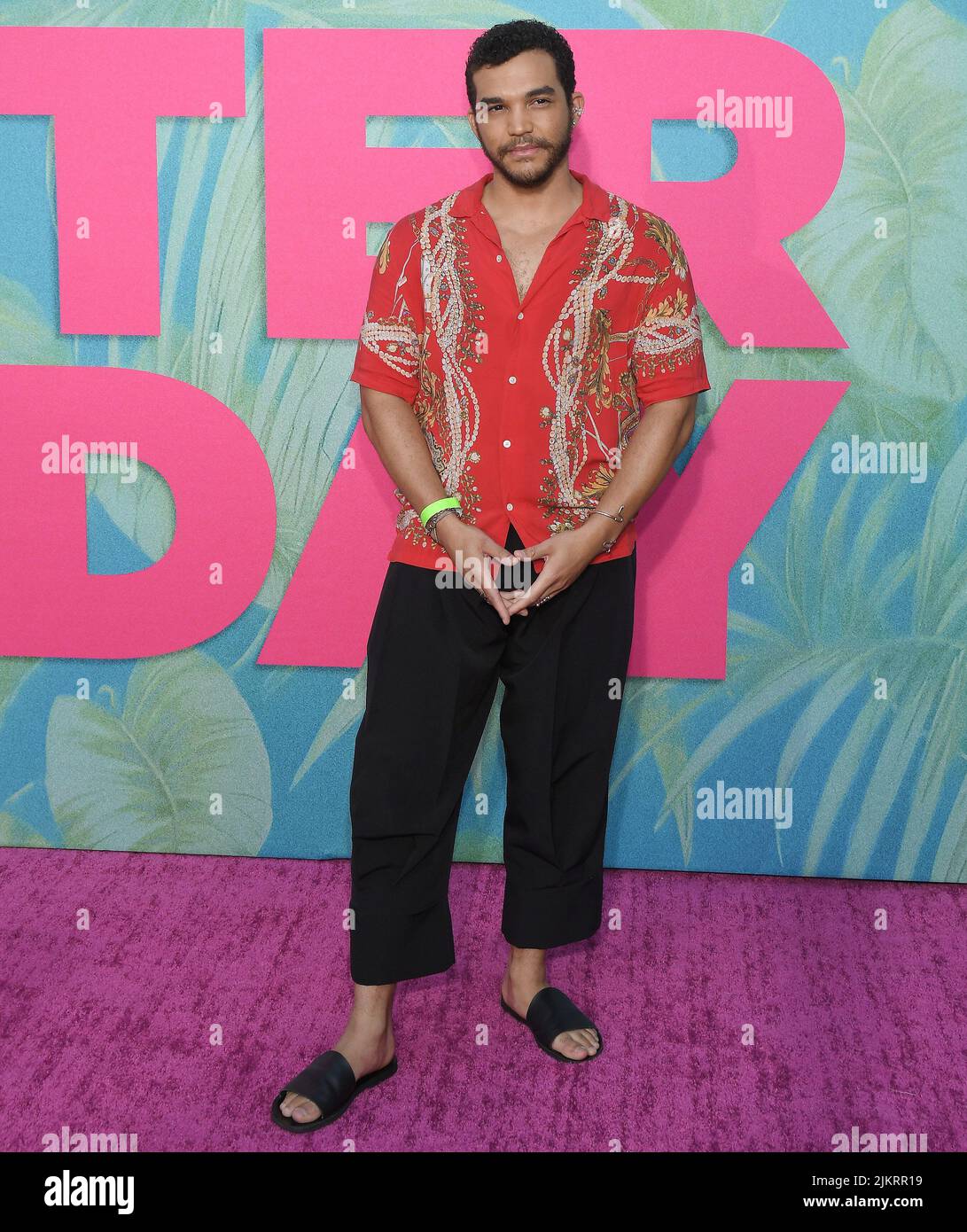 Los Angeles, USA. 02nd Aug, 2022. Adam Faison arrives at the Universal ...