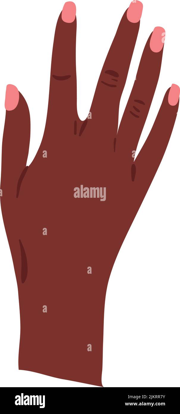 afro female hand Stock Vector Image & Art - Alamy